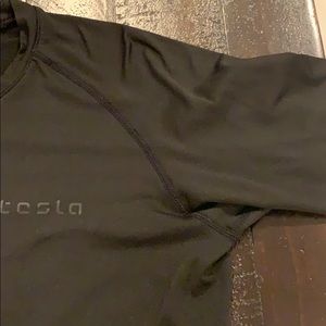 Tesla | Shirts | Large Tesla Athletic Polyesterpolyurethane Fitted ...